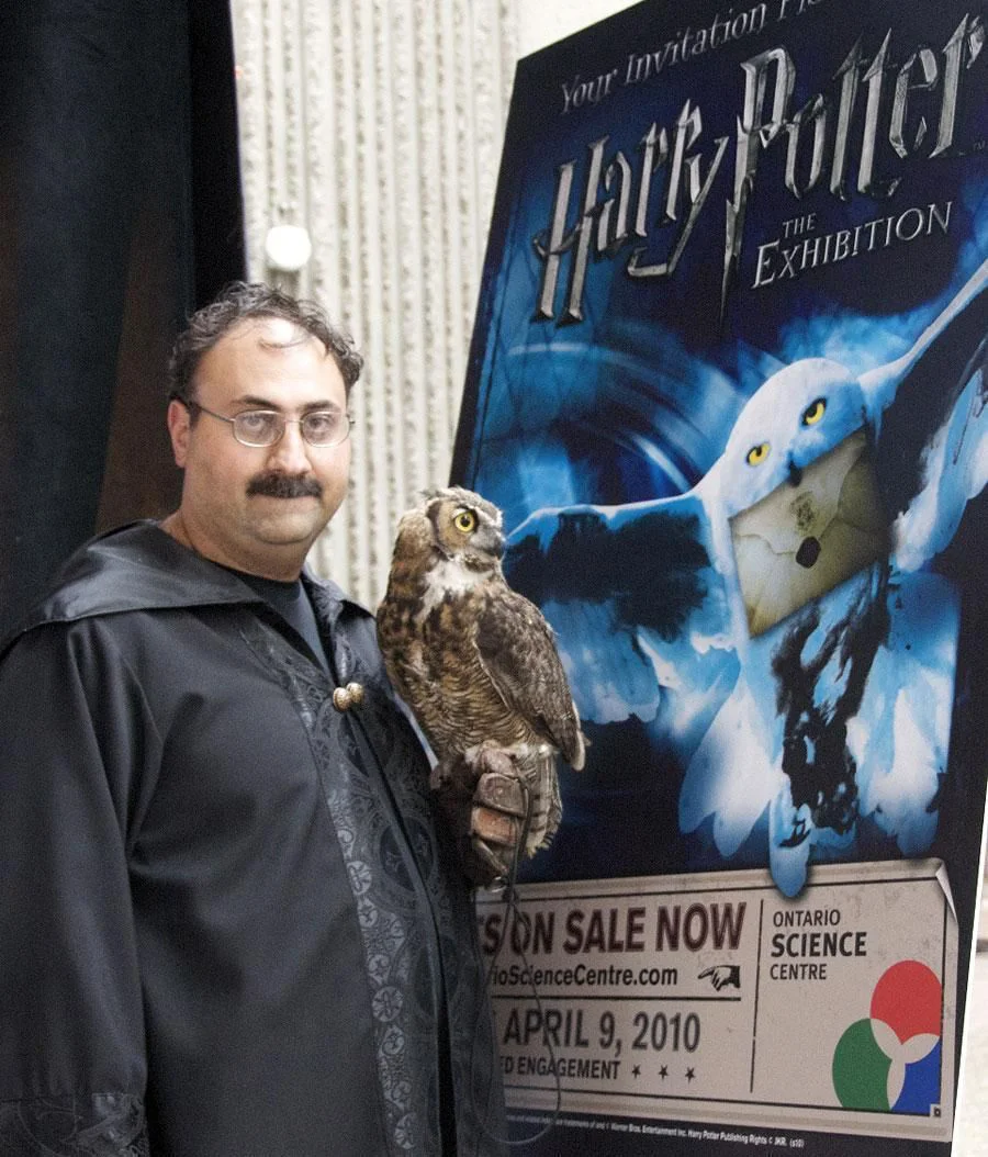 Hawkeye's Birds of prey in Harry Potter™: The Exhibition